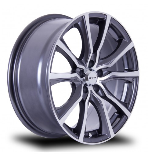 RTX Contour 17x7.5 5x114.3 40 73.1 Gunmetal Machined – The Wheel Shop ...