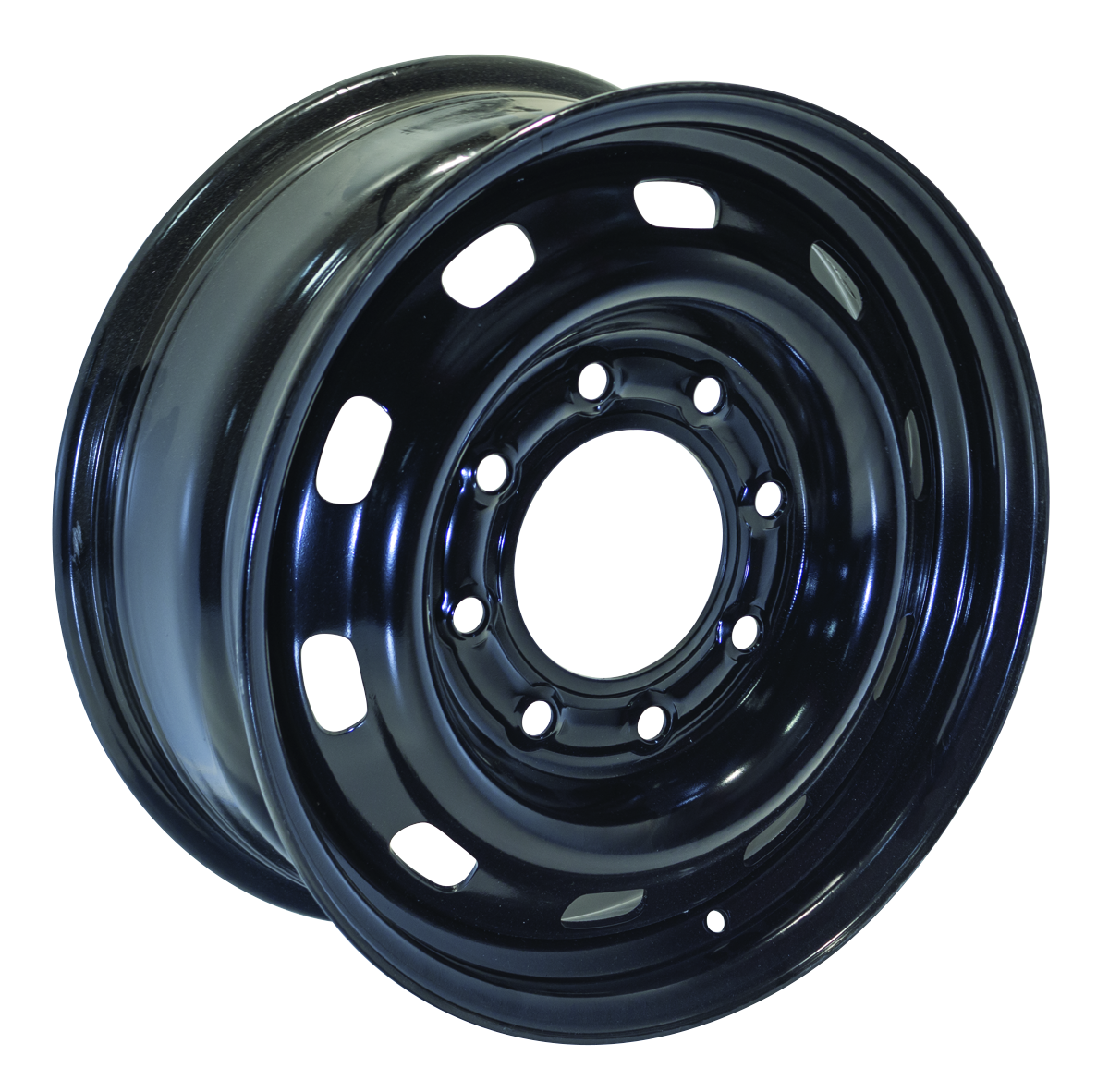 RT Steel Wheel 17x7 8x180 30 124.1 Black – The Wheel Shop CA INC