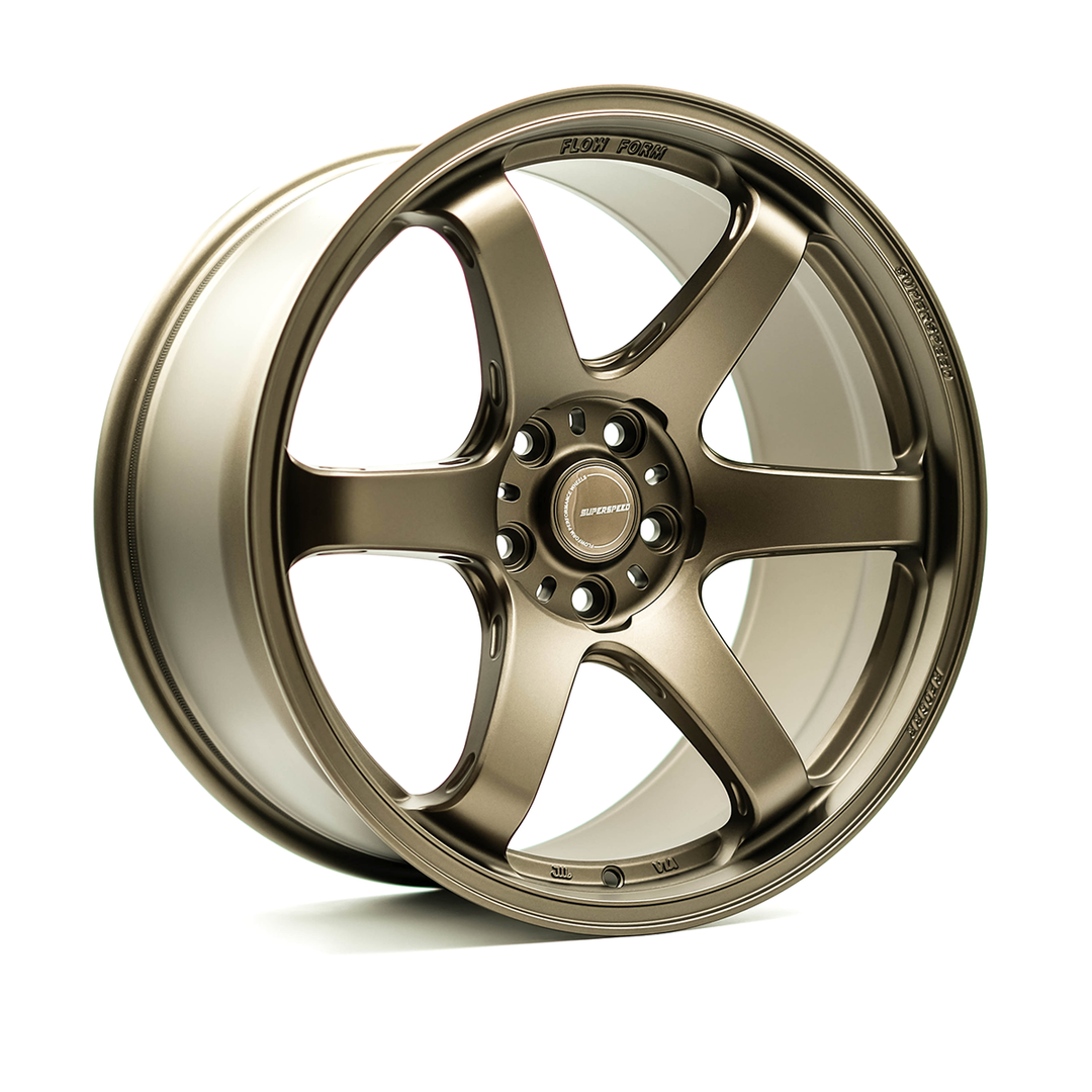 Superspeed Flow Form Rf06rr 19x9.5 5x114.3 22 73.1 Satin Bronze ...