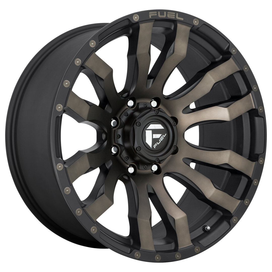 FUEL OFF-ROAD D674 BLITZ 20X9 8X170 1 125.1 MATTE BLACK DOUBLE DARK TI ...