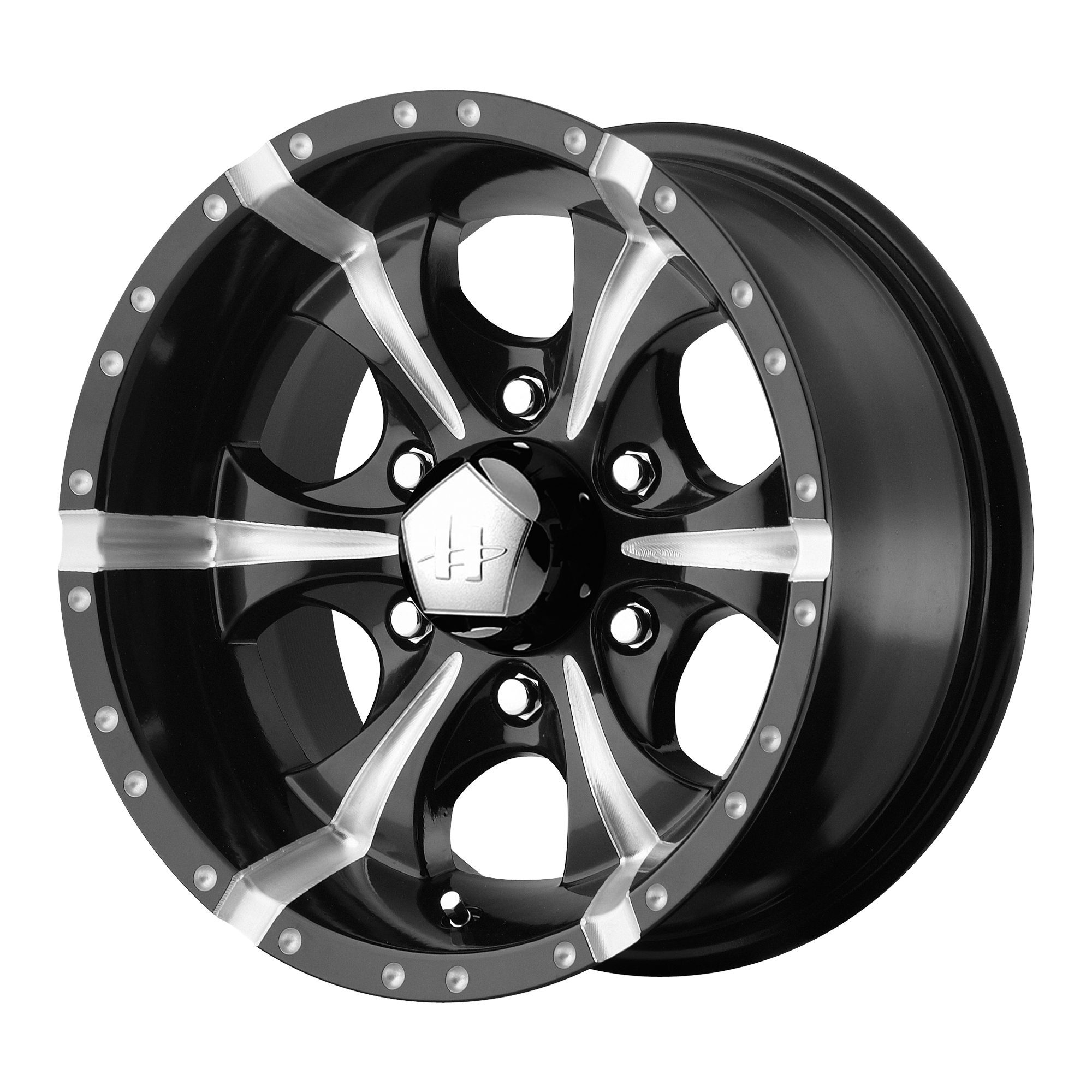 Helo He791 Maxx 17x9 6x139.7 18 108 Gloss Black Milled – TheWheelShop.ca
